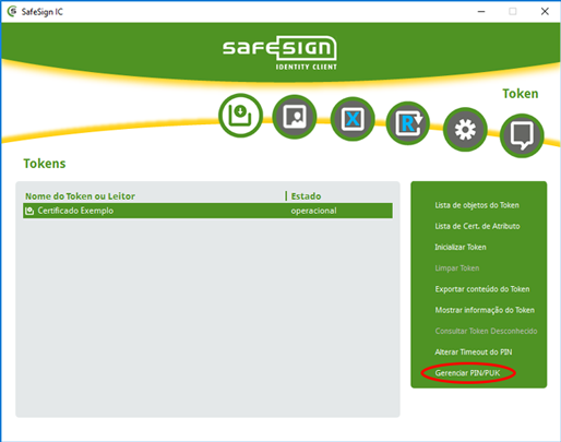 Manual de troca de senha PIN ou PUK no Safesign - WebDANFE Certificados ...